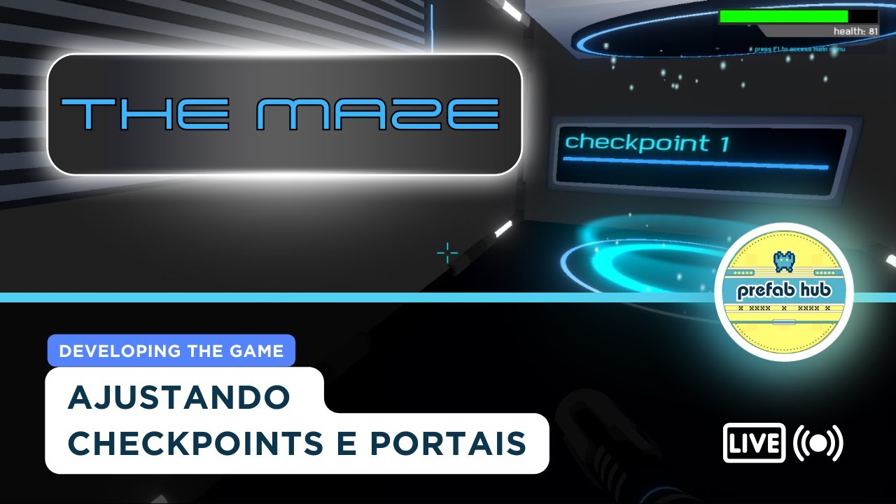 Ajustando Checkpoints e Portais / The Maze (Unity) - part 2 - YouTube