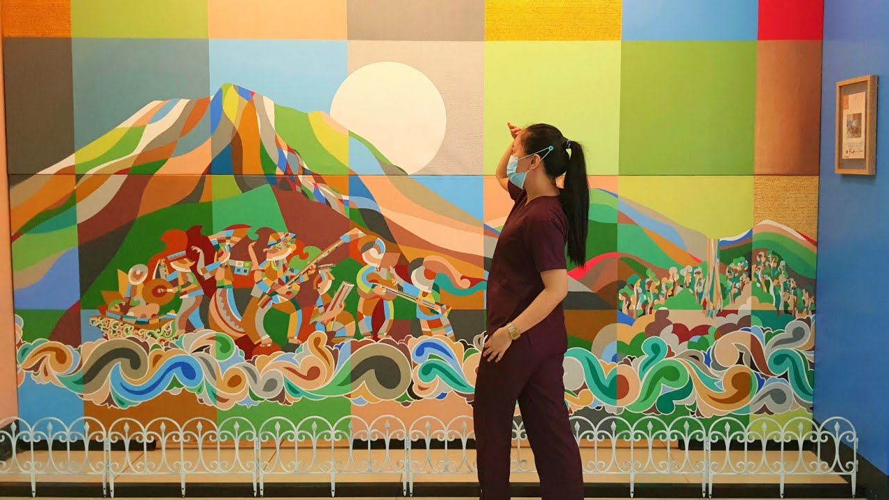 "Bundok ng Mindanao" by Kublai Millan mural painting - YouTube