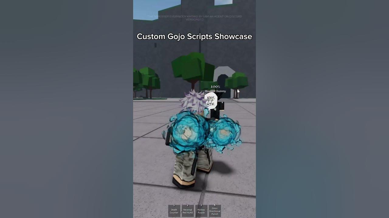 Custom Gojo Scripts | #roblox #fypage #fypageシ #fypviralシ #fypviral # ...