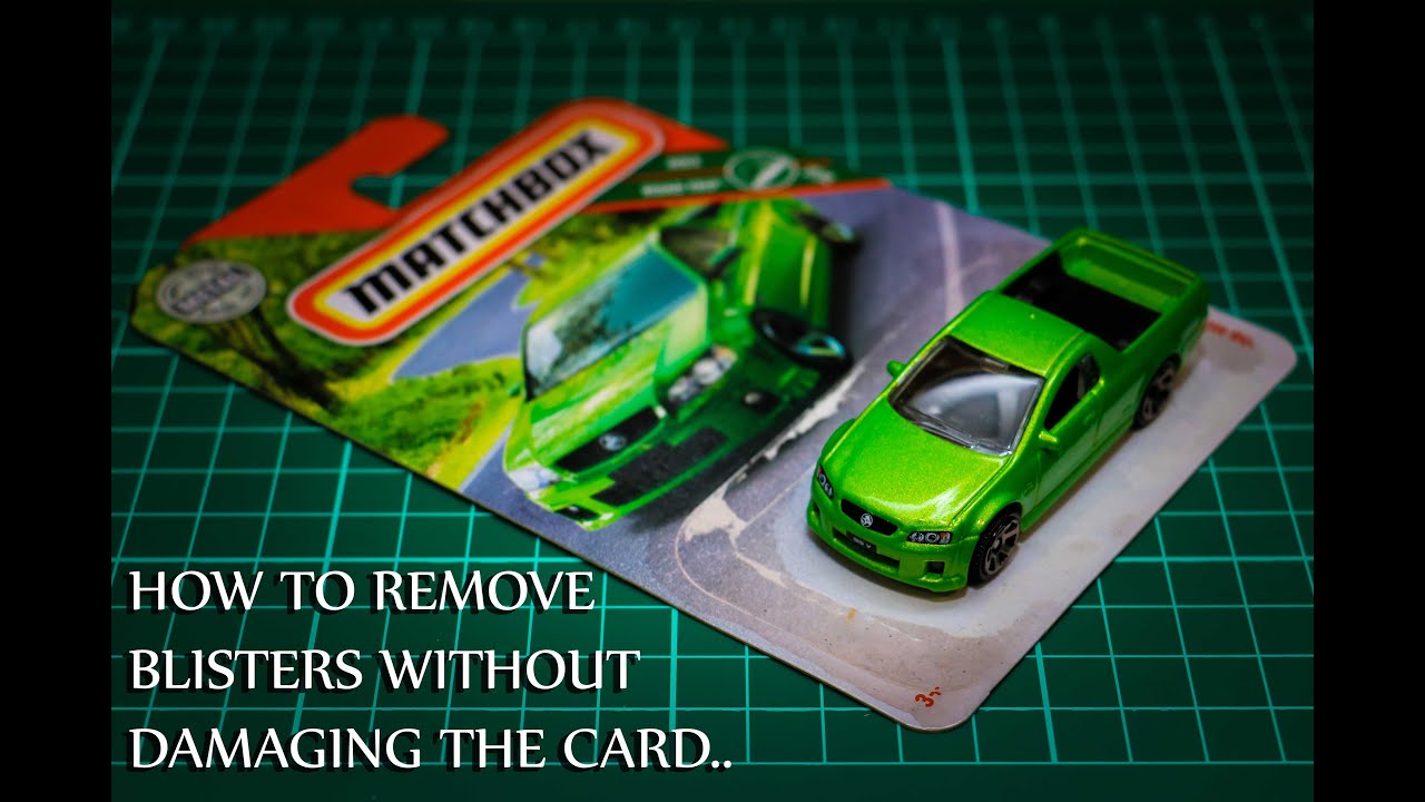 HOT WHEELS / MATCHBOX; How to remove blisters without damaging the card ...