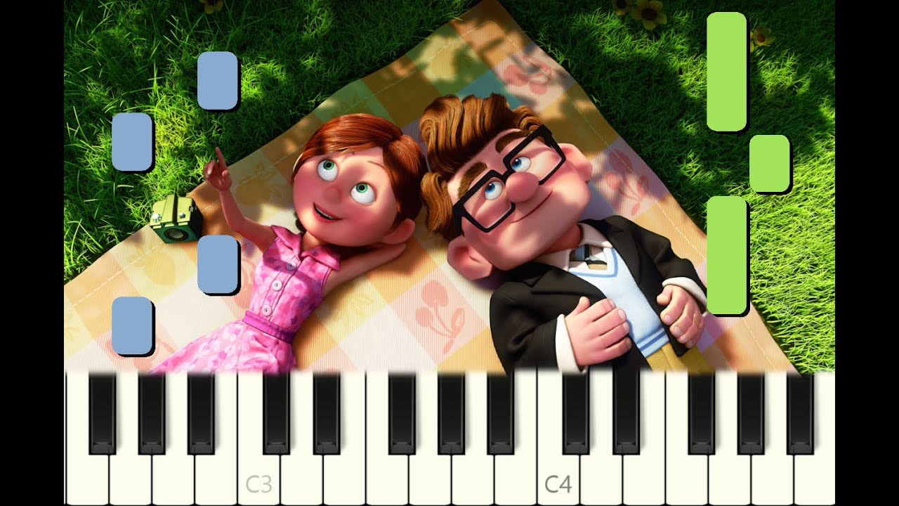 piano tutorial "MARRIED LIFE" from UP, Pixar, Disney, 2009, with free ...
