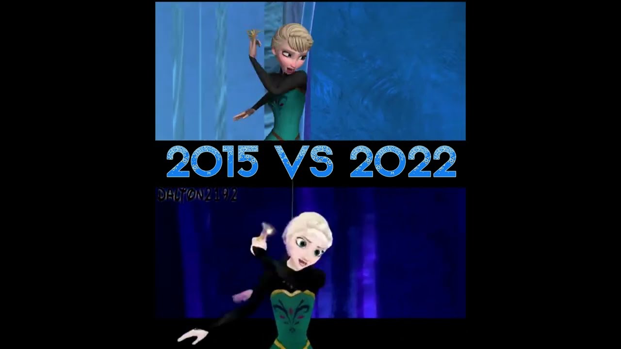 Let it Go 2015vs2022 #shorts #youtubeshorts - YouTube