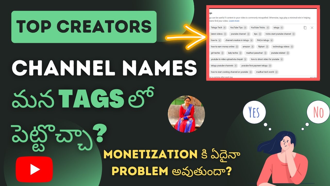 Top Creators Channels Names మన Tags లో పెట్టొచ్చా? Can We Use Top ...