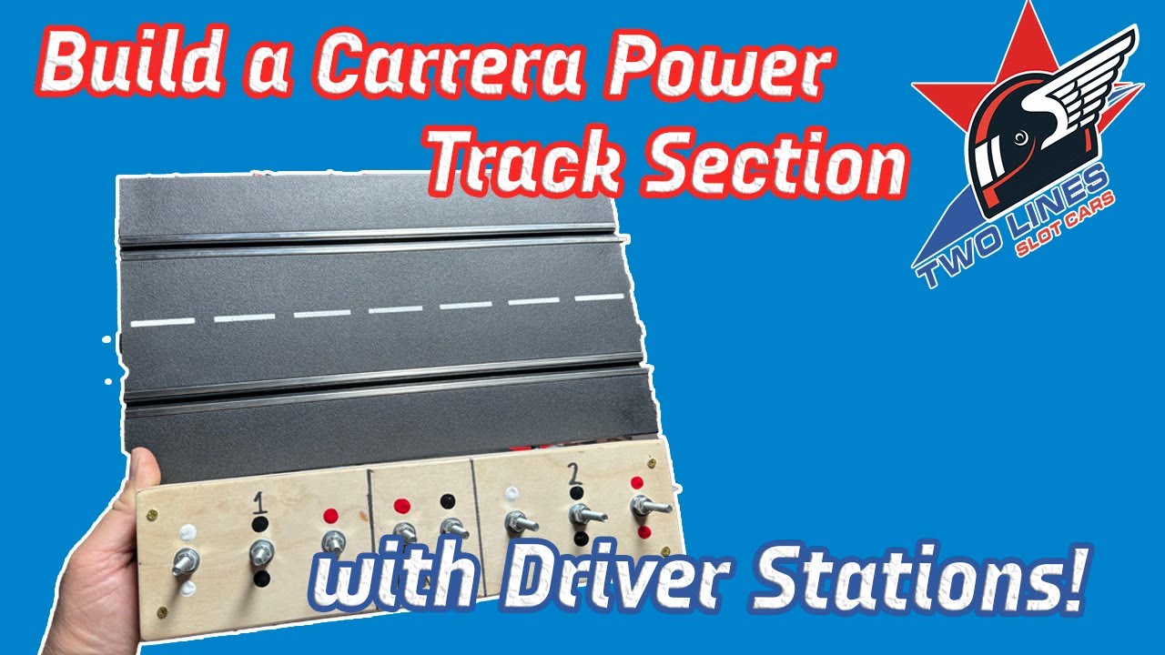 Build a Carrera Analog Power Section with Driver Stations! - YouTube
