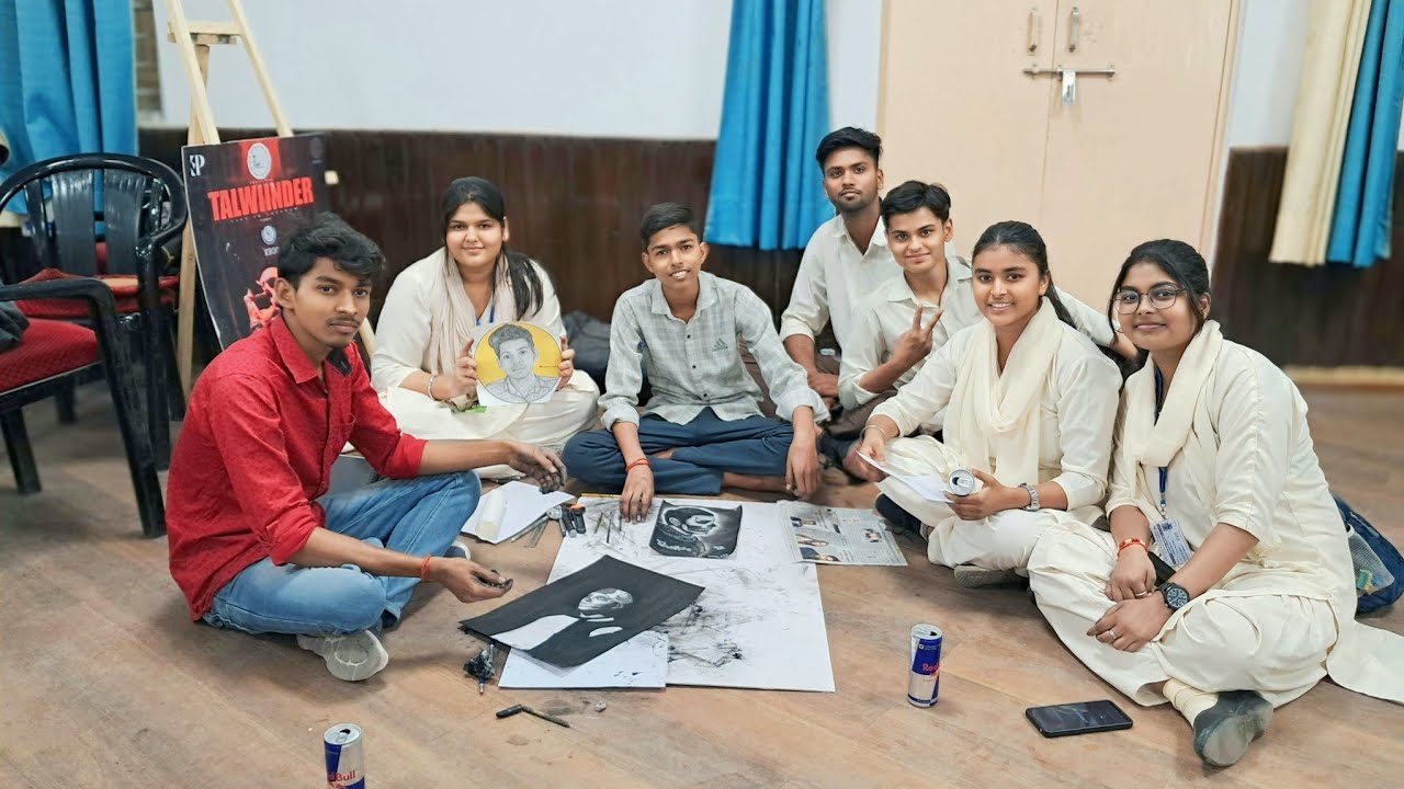 Day - 99 | Drawing Competition for @Talwiinder show in Lucknow - YouTube