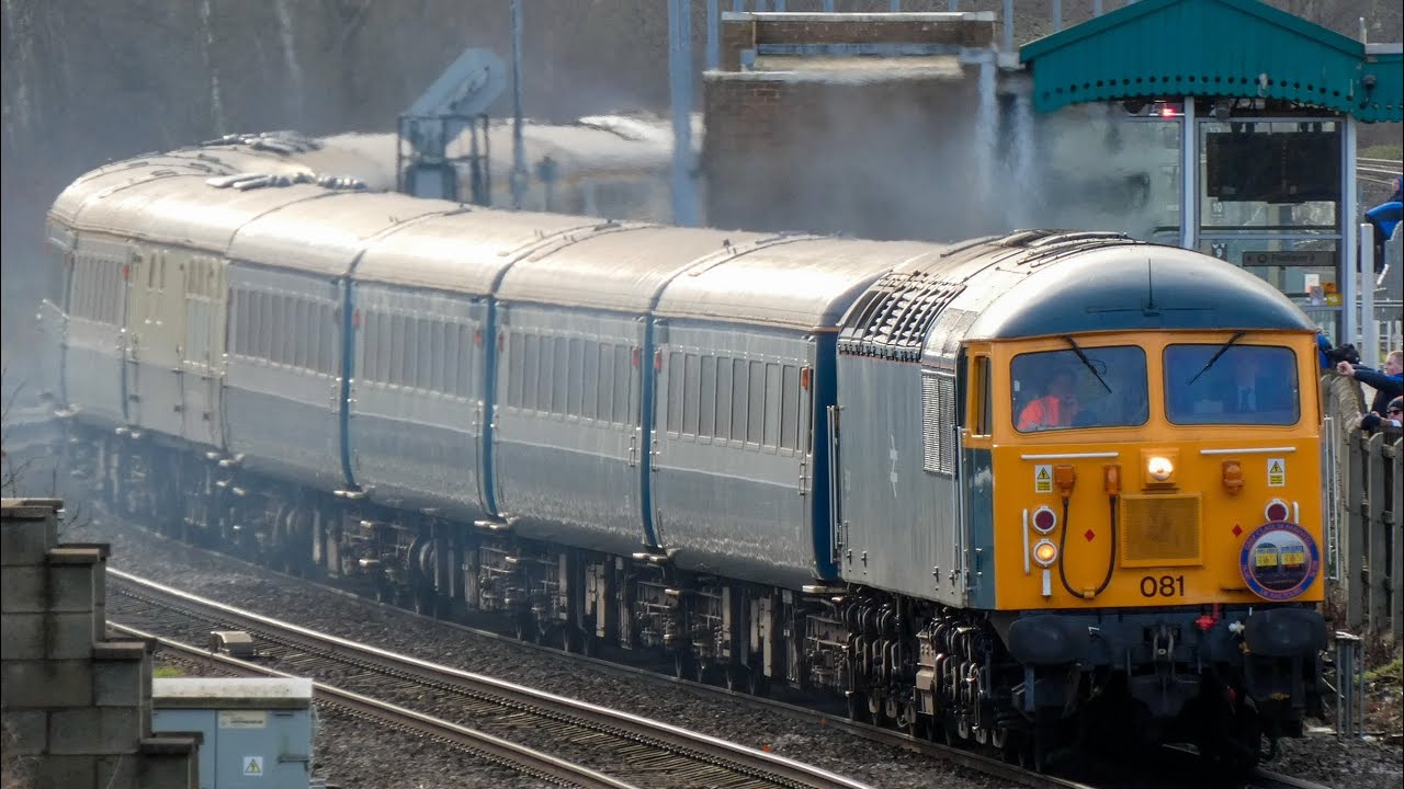GBRF Class 56 Farewell tour, At Chesterfield, Conisbrough & Doncaster ...