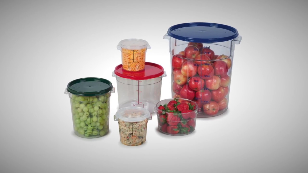 Square & Round Storage Containers - YouTube