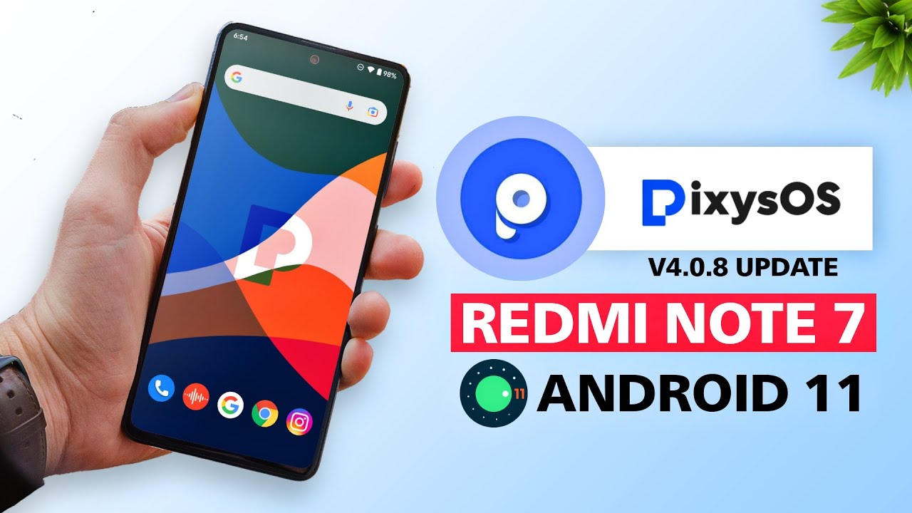 ⚡PixysOS v4.0.8 Update for Redmi Note 7/7s | Official PixysOS Rom ...