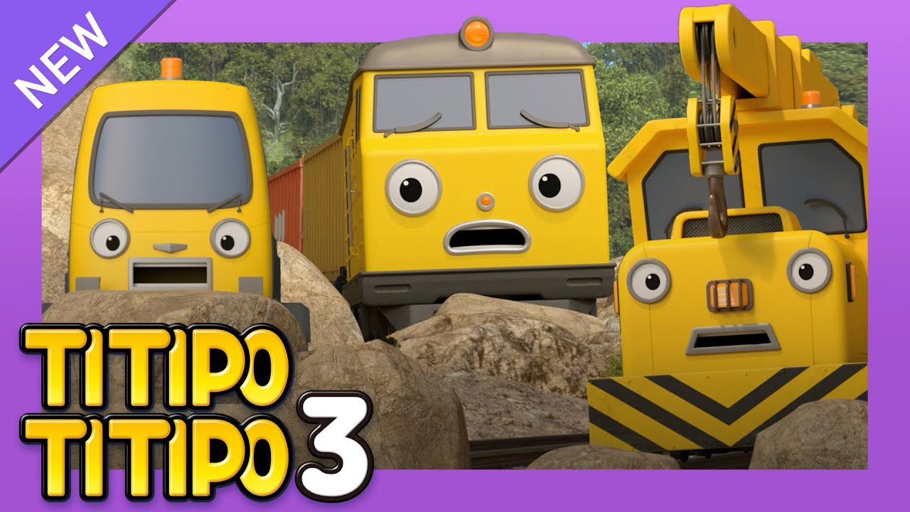 TITIPO S3 EP16 Fix and Lift's Holiday l Train Cartoons For Kids ...