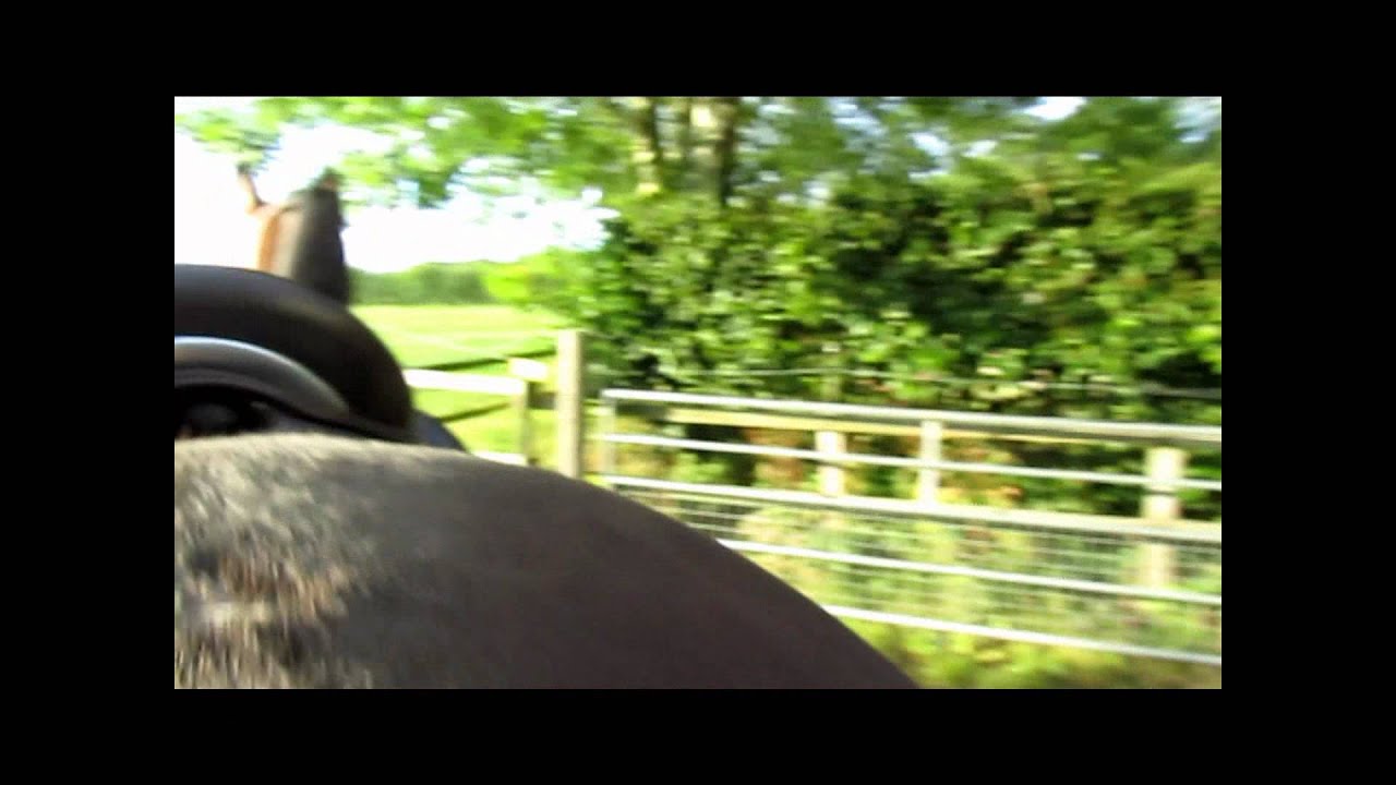 Saddle movement when girthed - YouTube