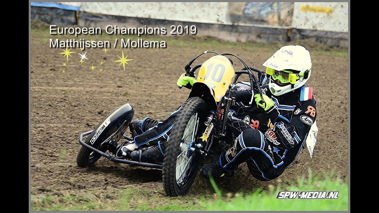 FINAL European Championship grasstrack sidecars Eenrum 2019 - YouTube