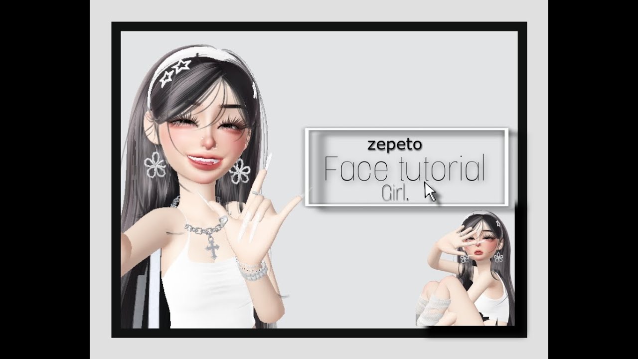 Zepeto girl face tutorial - YouTube