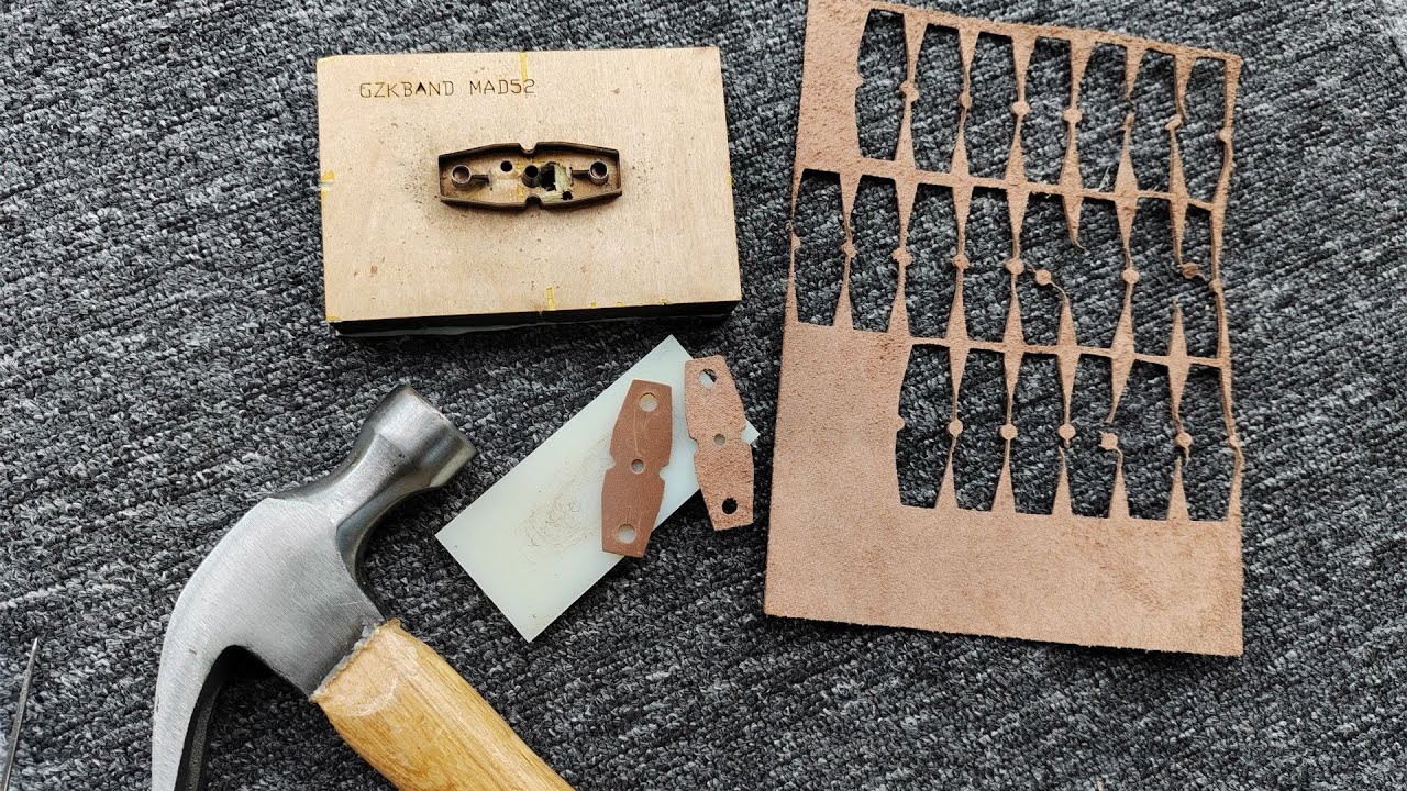 The die cutting pouch making - YouTube