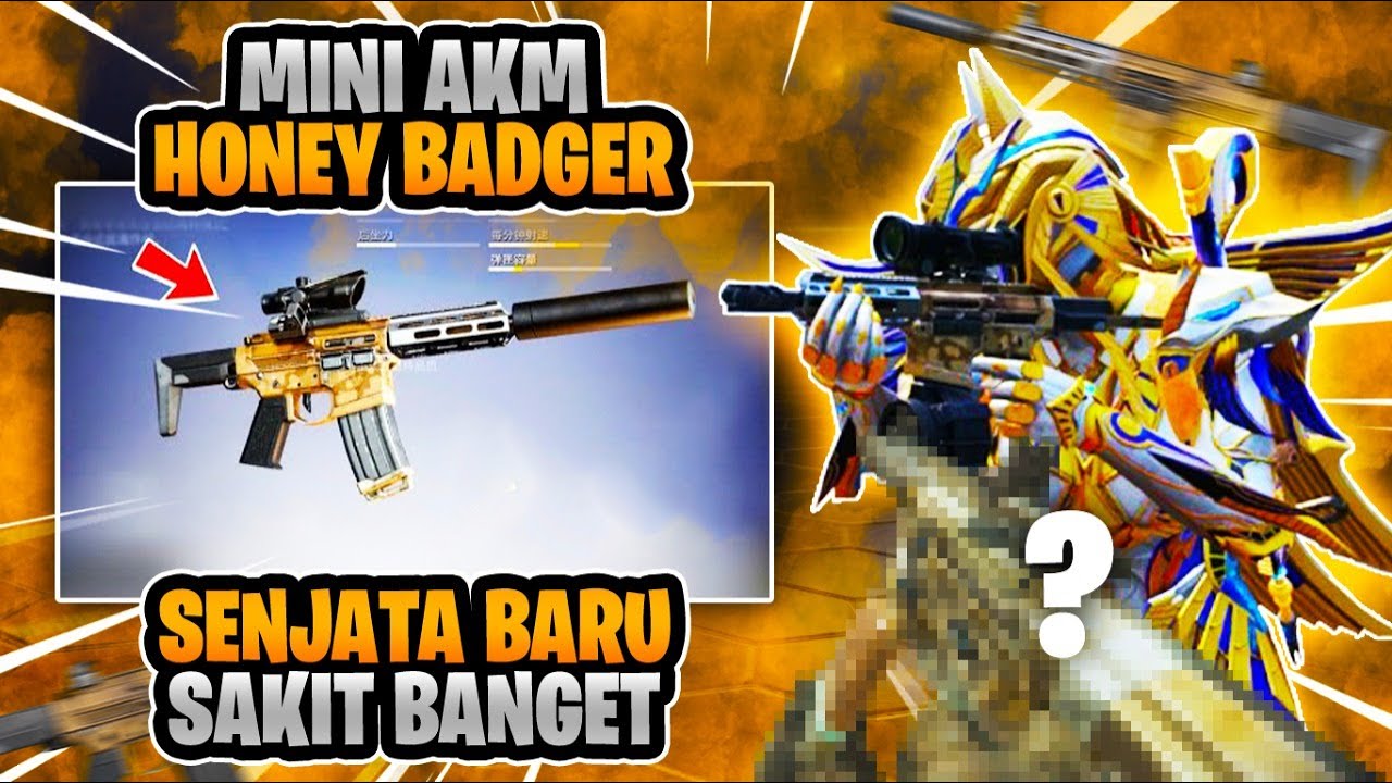 REVIEW SENJATA MINI AKM "HONEY BADGER"! TERNYATA OP BANGET! - PUBG ...