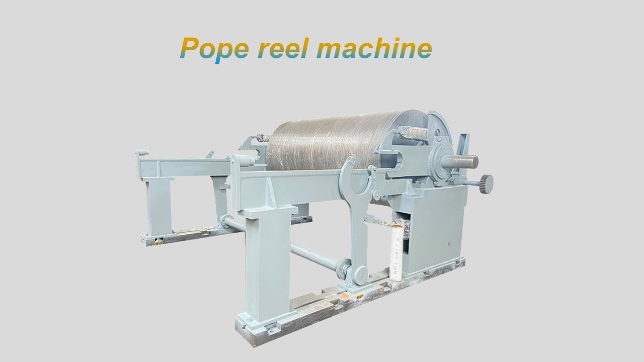Pope reel machine is delivered - YouTube