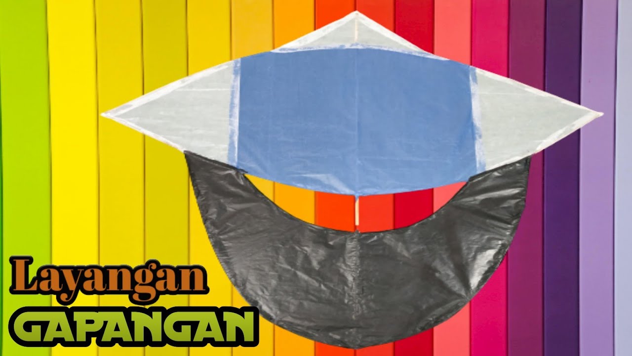 Cara mudah membuat Layangan Gapangan - YouTube