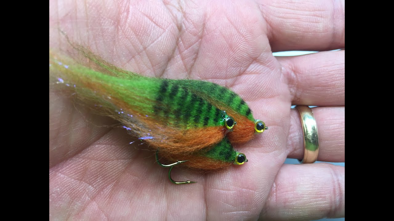 Fly Tying - Crappie Electric Chicken Minnow - YouTube