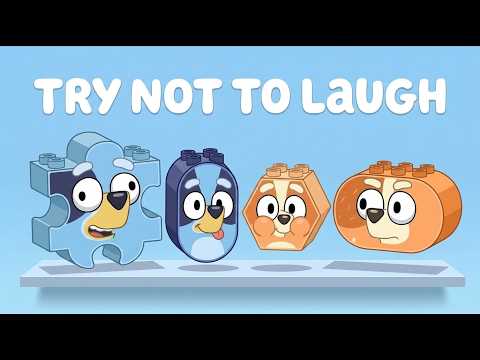 BLUEY TRY NOT TO LAUGH - (BINGO ACTUALLY LOST IT 💀)