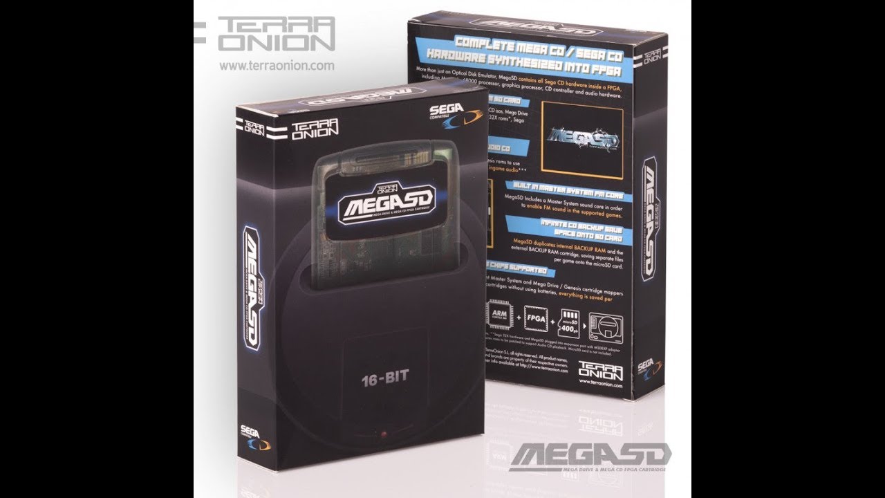 MegaSD - A FPGA Cart for the Sega Genesis & the Mega Drive - YouTube