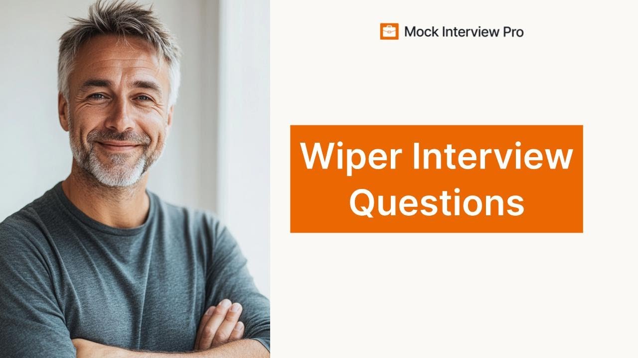 Wiper Job Interview Questions and How to Answer Them - YouTube