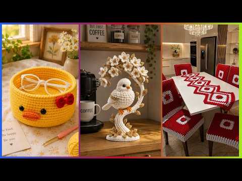 Crochet handmade Home Decor items and hope ideas new latest design
