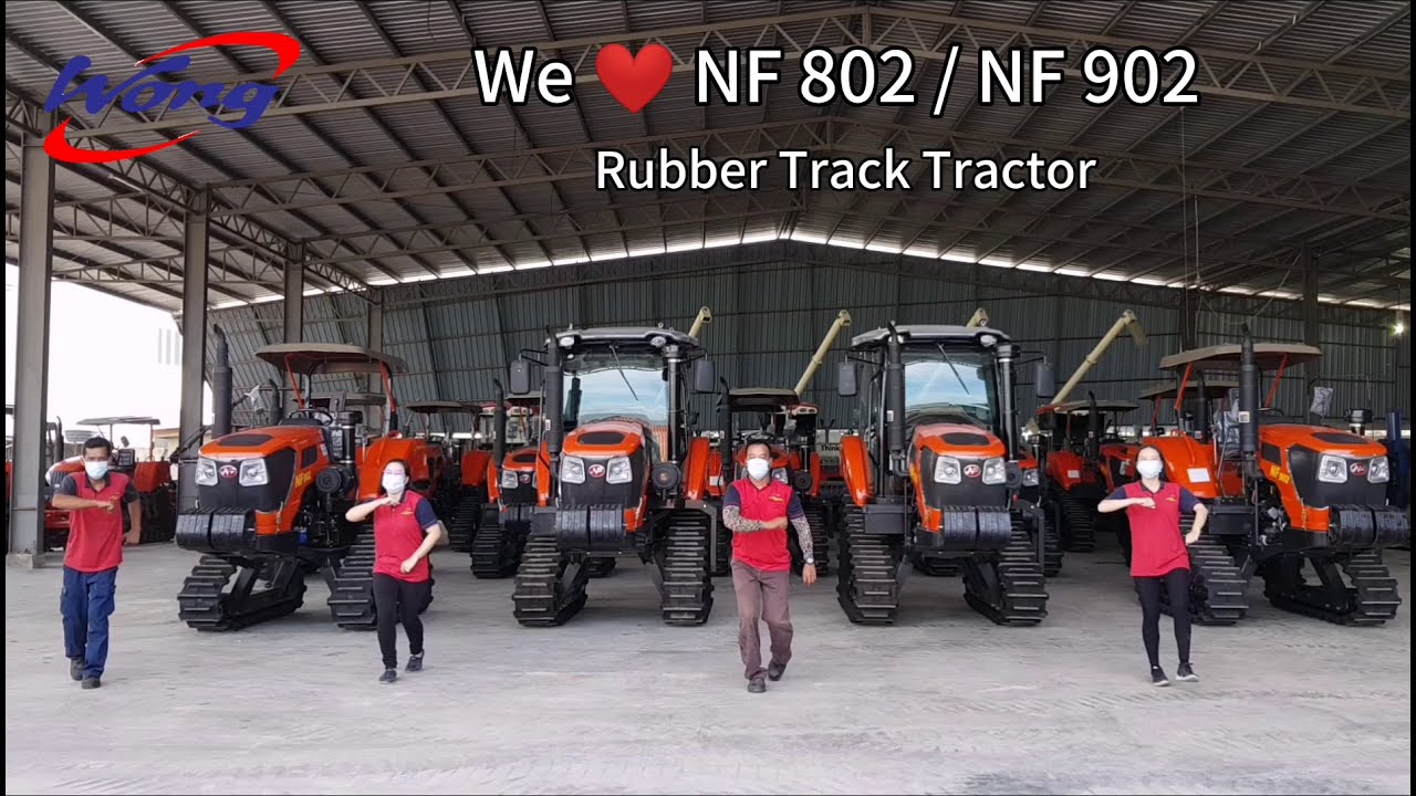 Lexad Dance With NF 802 / NF 902 Rubber Track Tractor - YouTube