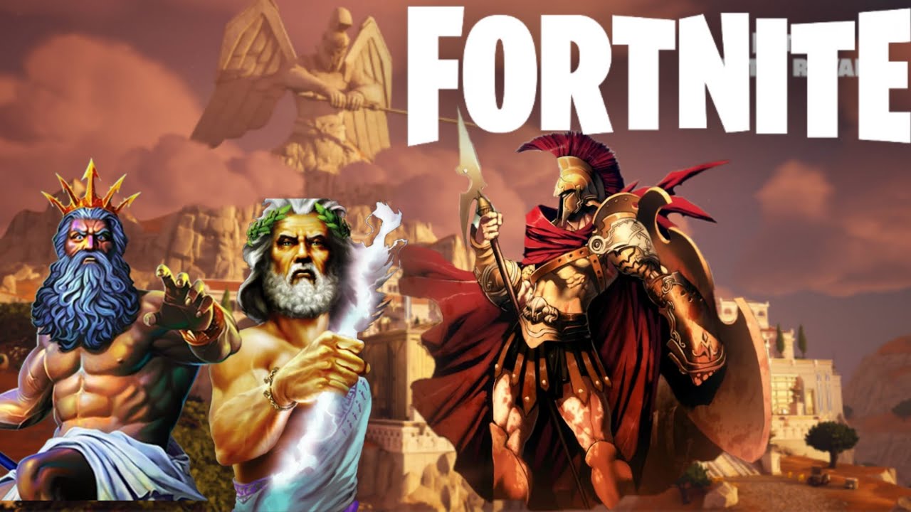 Οι θεοι του Ολυμπου στο fortnite (fortnite batle royale) - YouTube