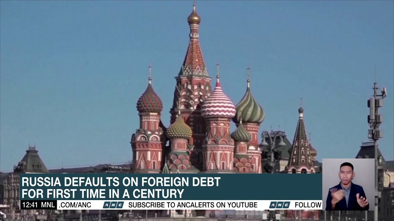 Russia defaults on foreign debt for first time in a century | ANC - YouTube