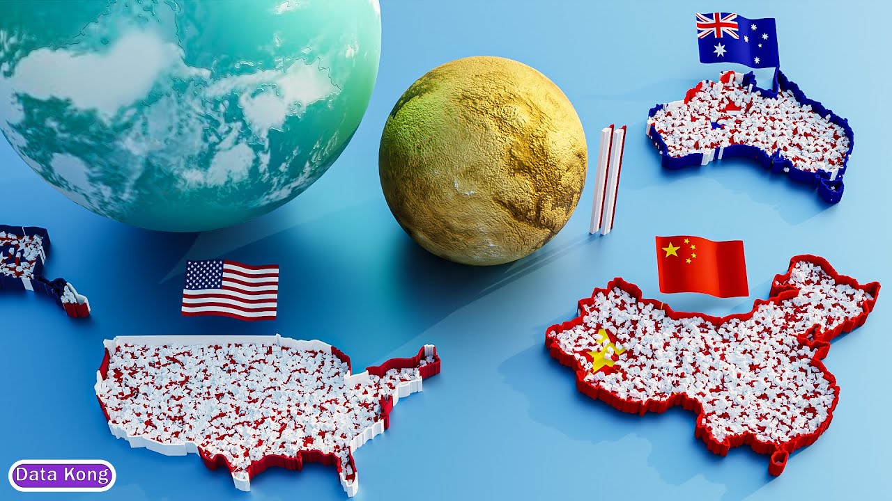 Countries Size Comparison VS Monaco - YouTube