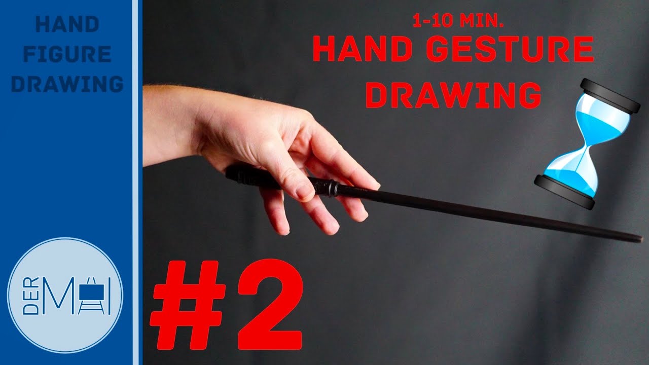 Hand Figure Drawing Class #2 | Hands & Magic Wand - YouTube
