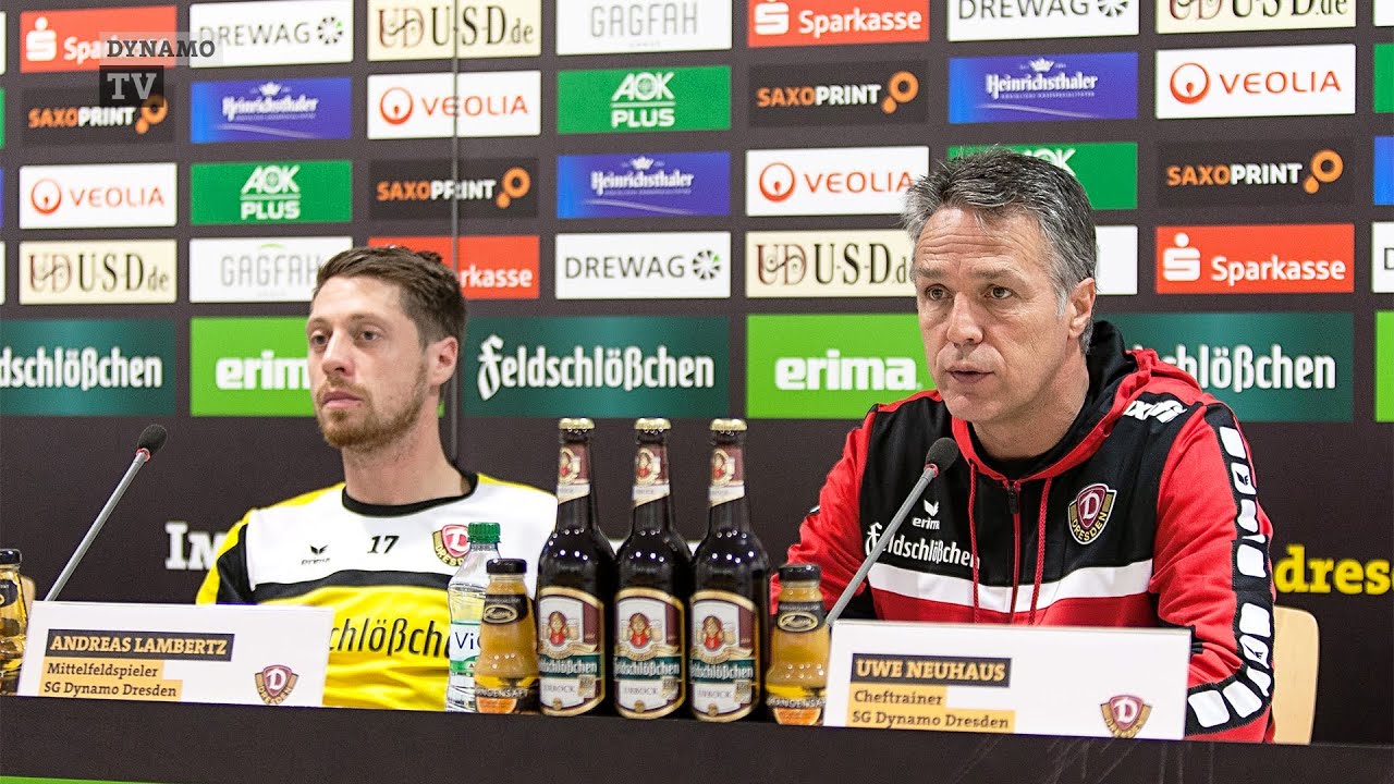 19. Spieltag | SGS - SGD | Pressekonferenz vor dem Spiel - YouTube