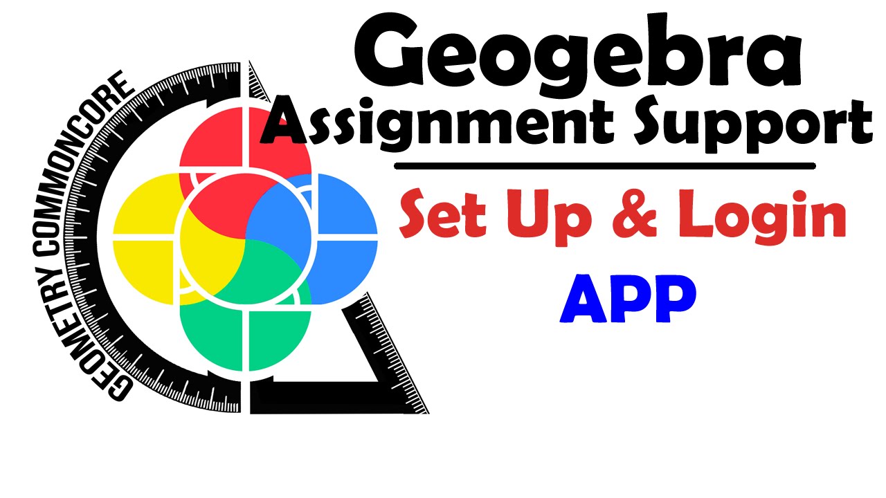 GeoGebra -- App Login and Option Set Up - YouTube