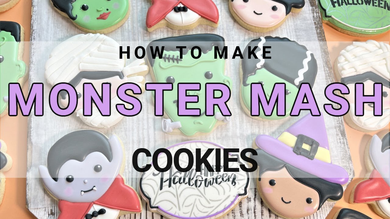 How to Make Monster Mash Cookies - YouTube