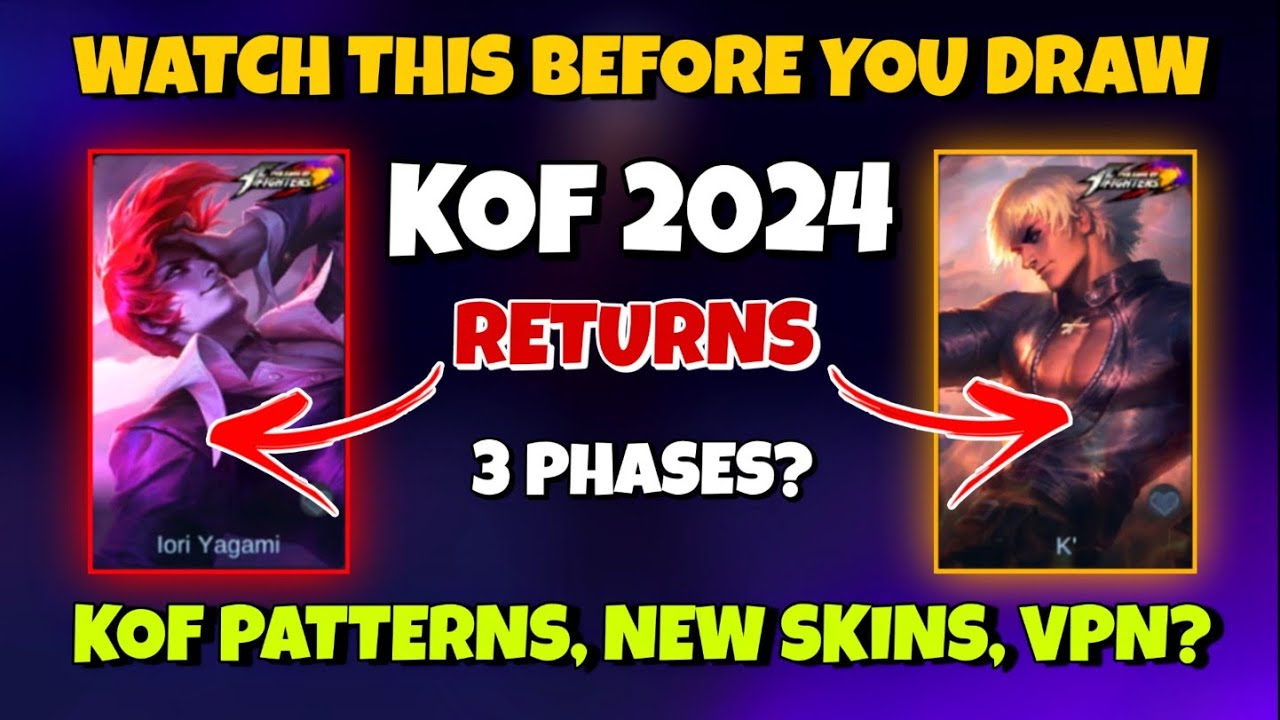 KOF RETURNS 2024 | WATCH THIS BEFORE YOU DRAW | KOF BINGO PATTERNS ...