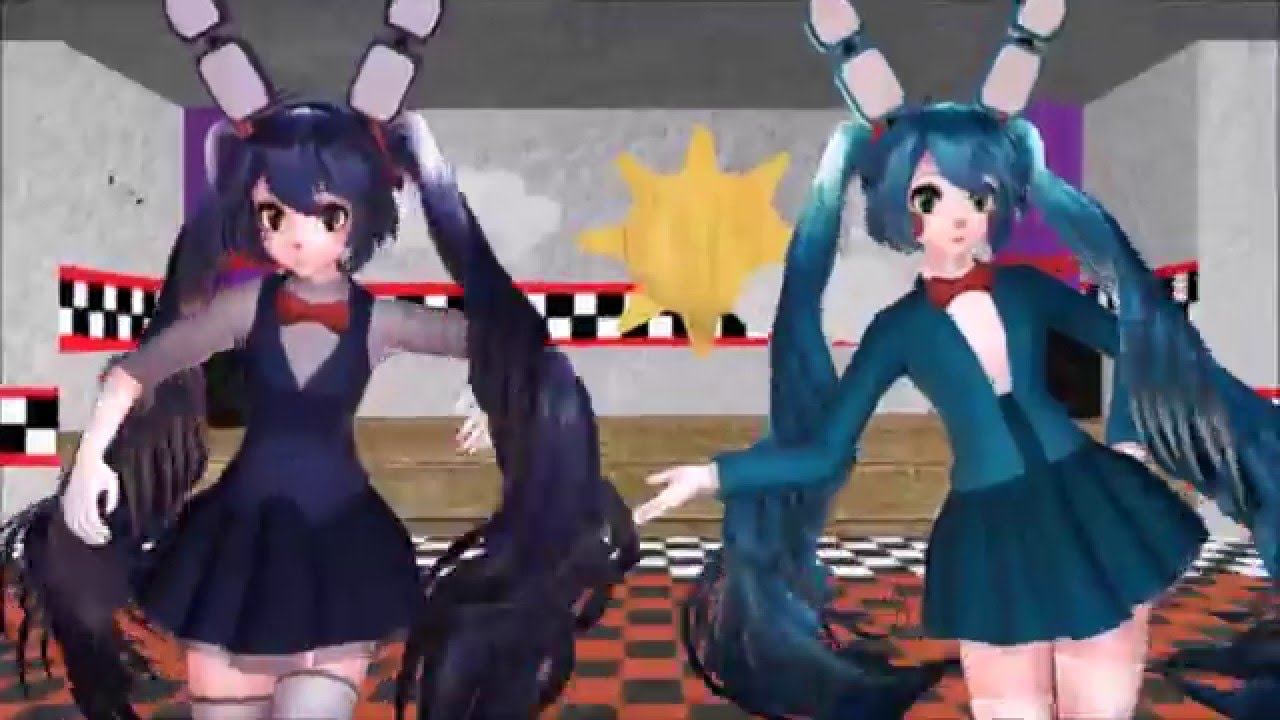 【MMD】 Bonnie Miku And Toy Miku 【Scream】 - YouTube