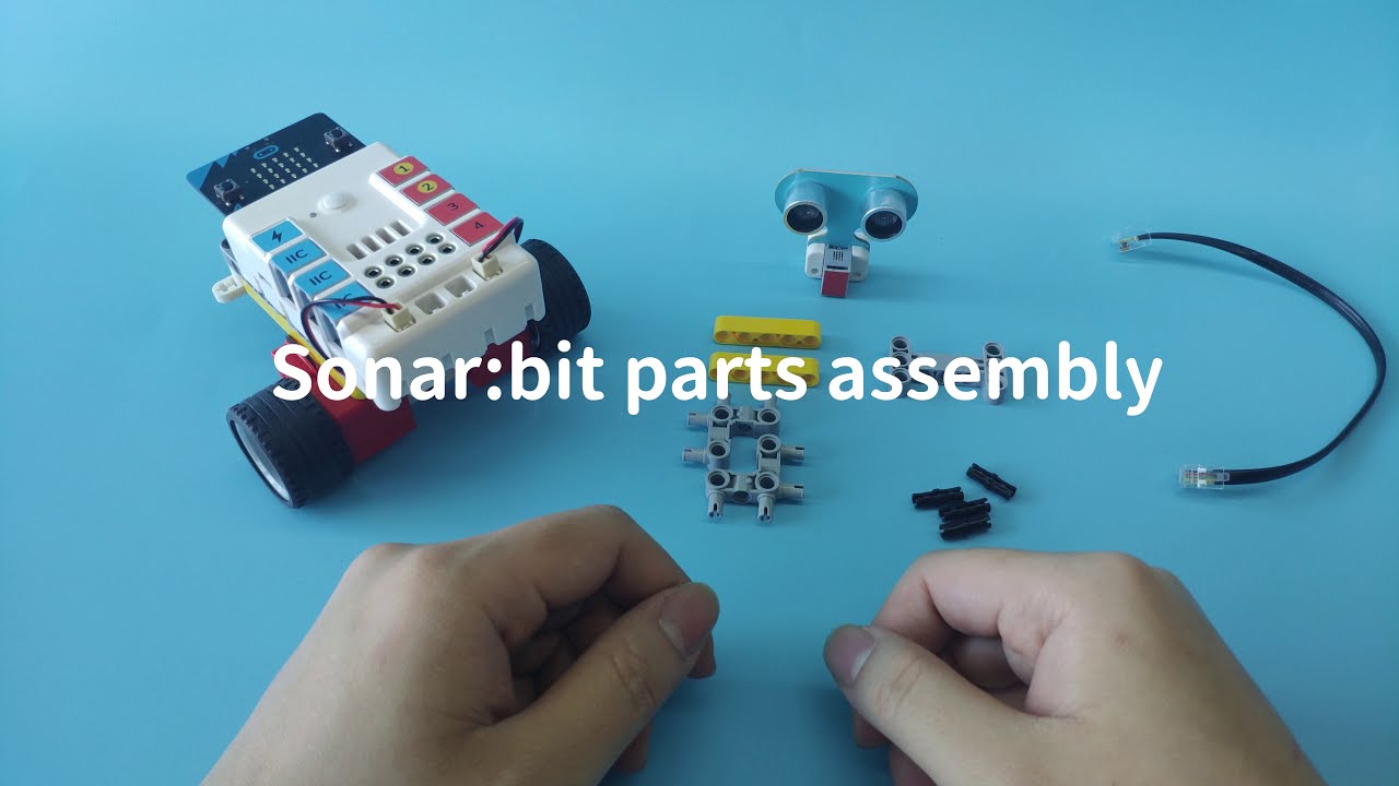 Nezha Inventor's kit for microbit case 12 Obstacles Avoidance Car - YouTube