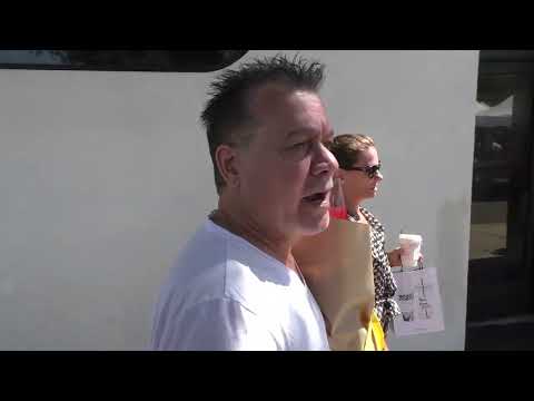 Eddie Van Halen talks about the greatest guitar player ever while shopping at Farmers Market in Stud