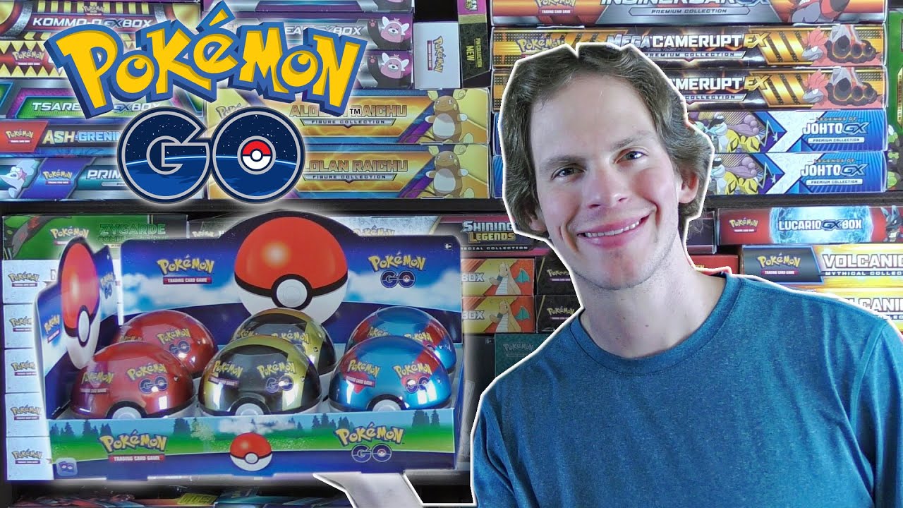 Pokemon GO PokeBall Tin Display Case Opening - YouTube
