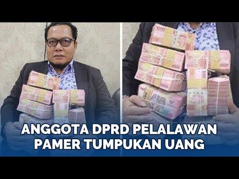Anggota DPRD Pelalawan, Nazaruddin, Pamer Tumpukan Uang Capai 1 Milliar, Harta Kekayaannya Disorot
