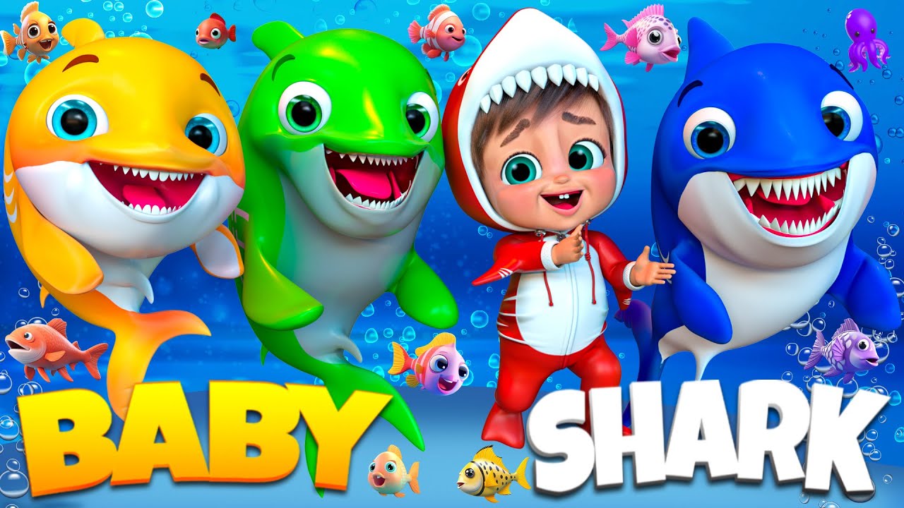 Baby Shark’s Ocean Party! - Baby Shark Doo Doo - Nursery Rhymes & Kids ...