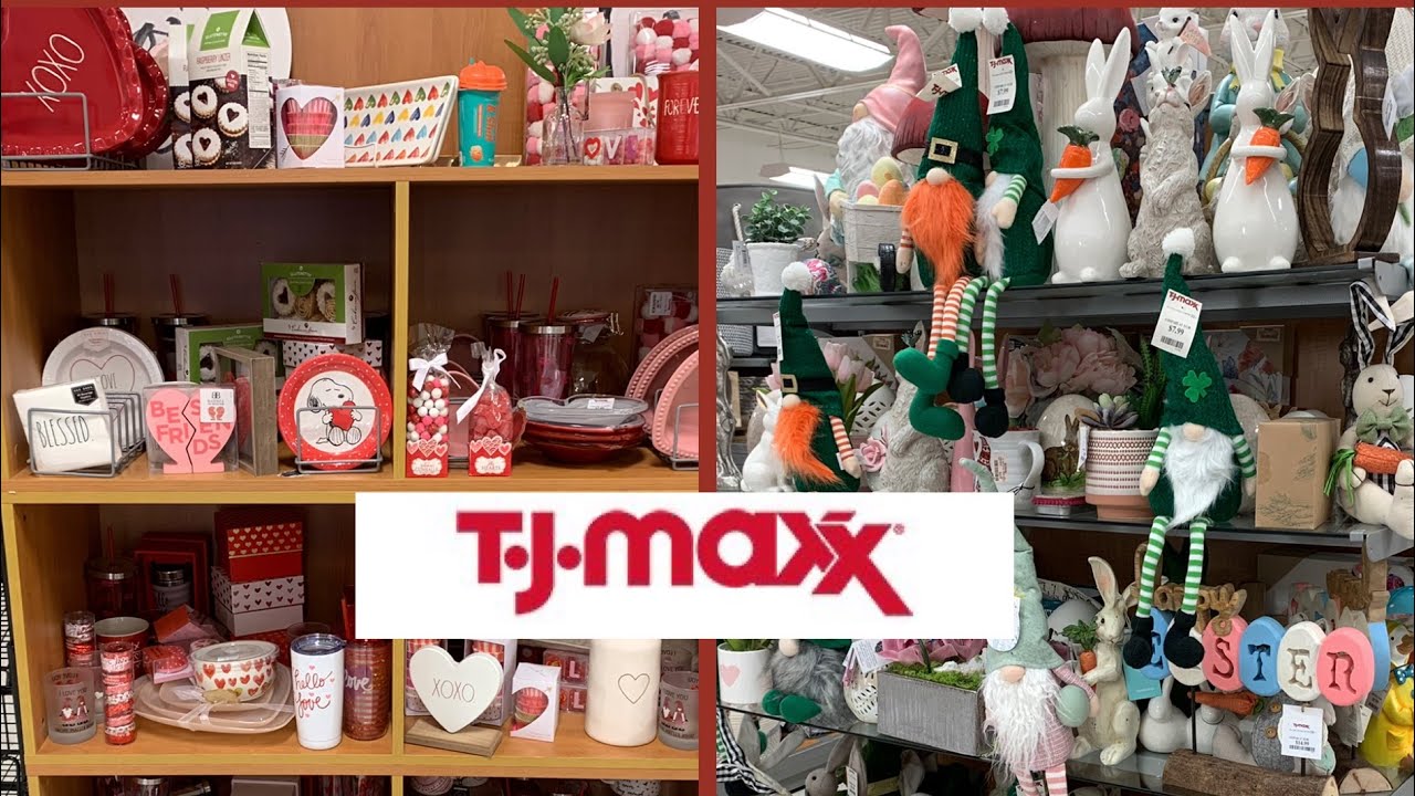 TJ MAXX* SHOP WITH ME* VALENTINE AND SPRING DECOR 2020 - YouTube