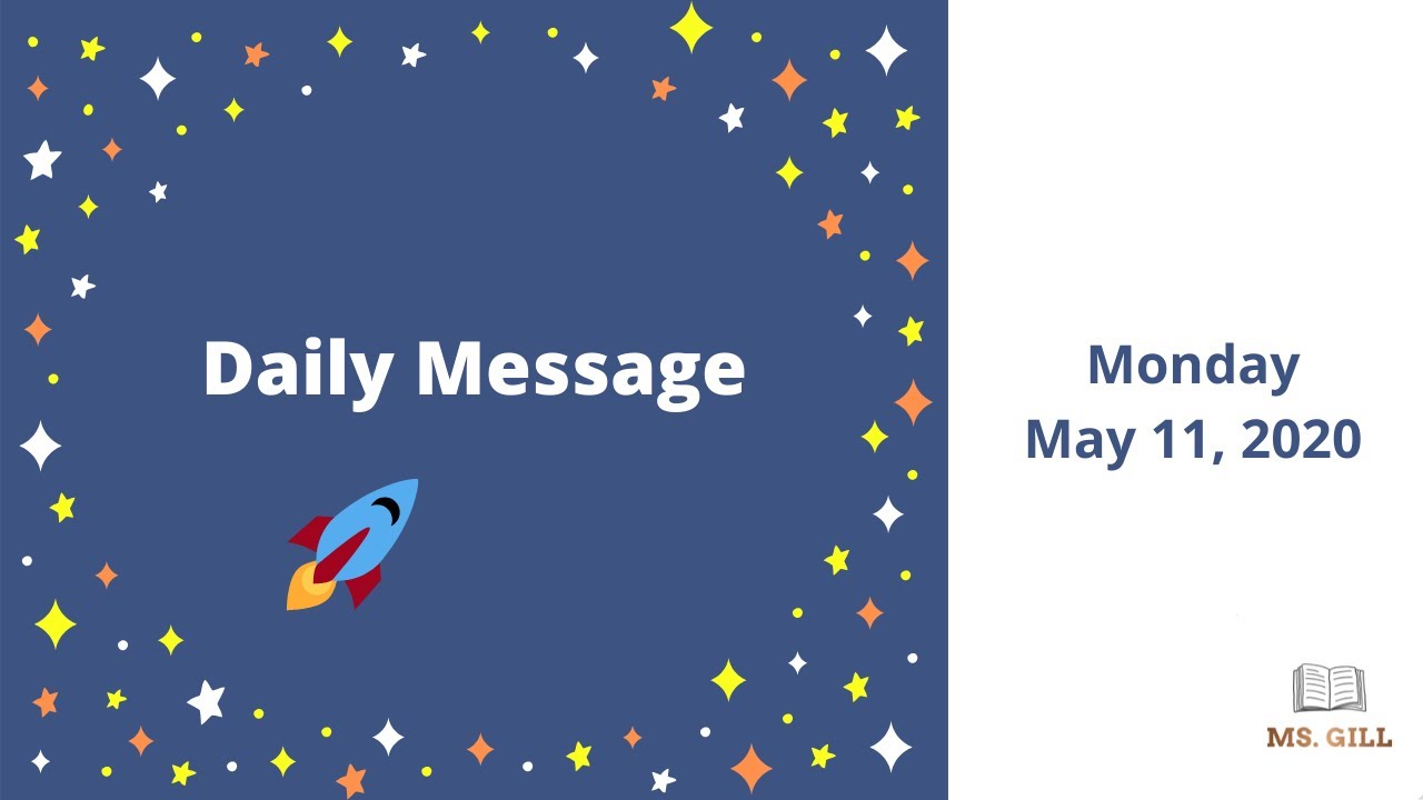 Monday - May 11, 2020 - YouTube