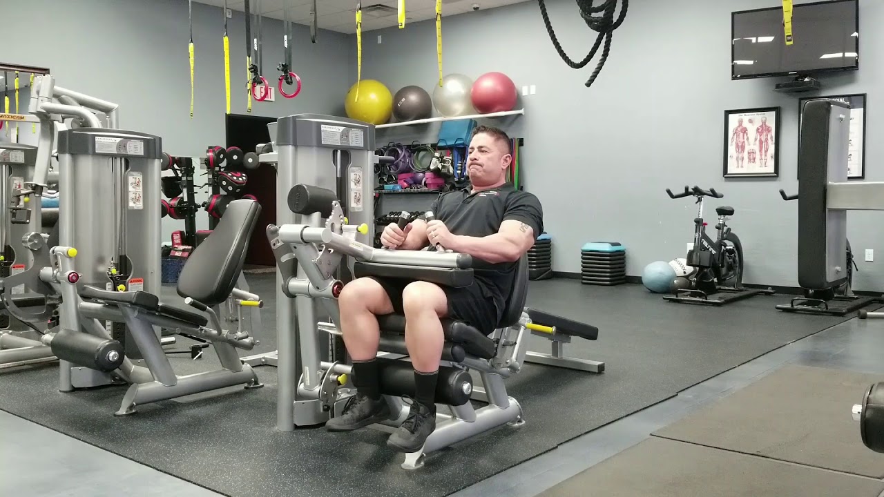 PPAZ Seated Hamstring Curl - YouTube