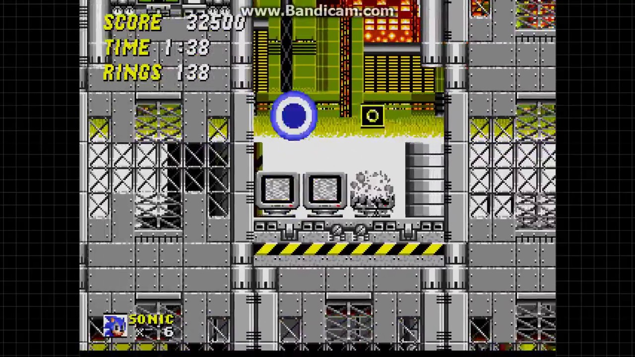 Sonic The Hedgehog 2 - Secret Path In Chemical Plant Zone Act 2 - YouTube