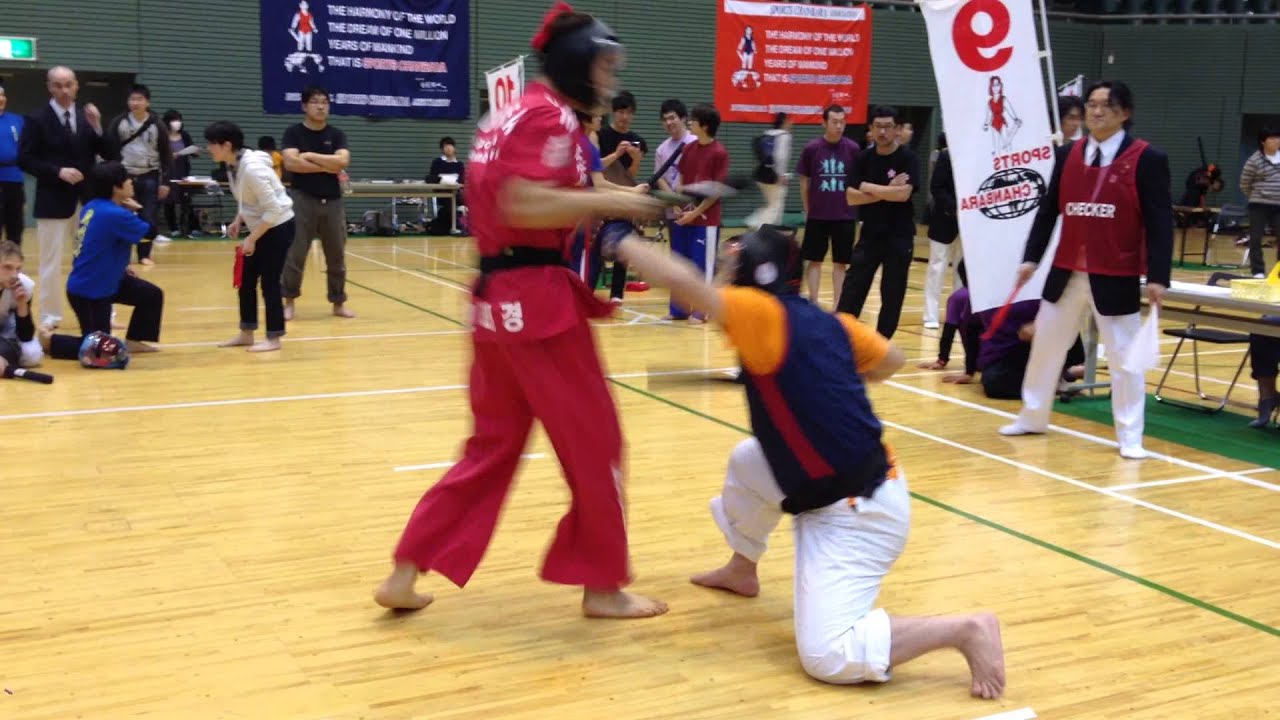 131104 39th Sports Chanbara Championship Tanto match Min - YouTube