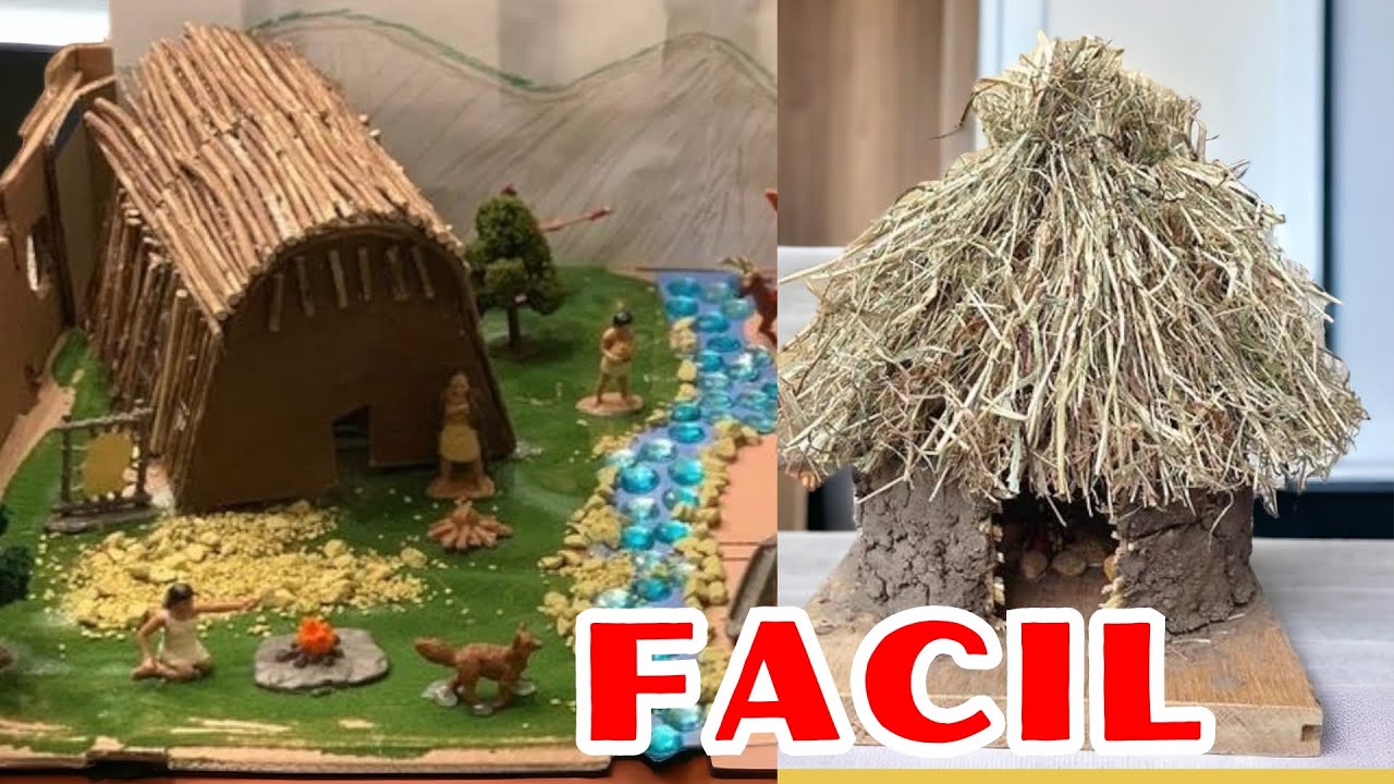 Maqueta Indígena, chozas, viviendas indígenas - Para NIÑOS Maqueta ...