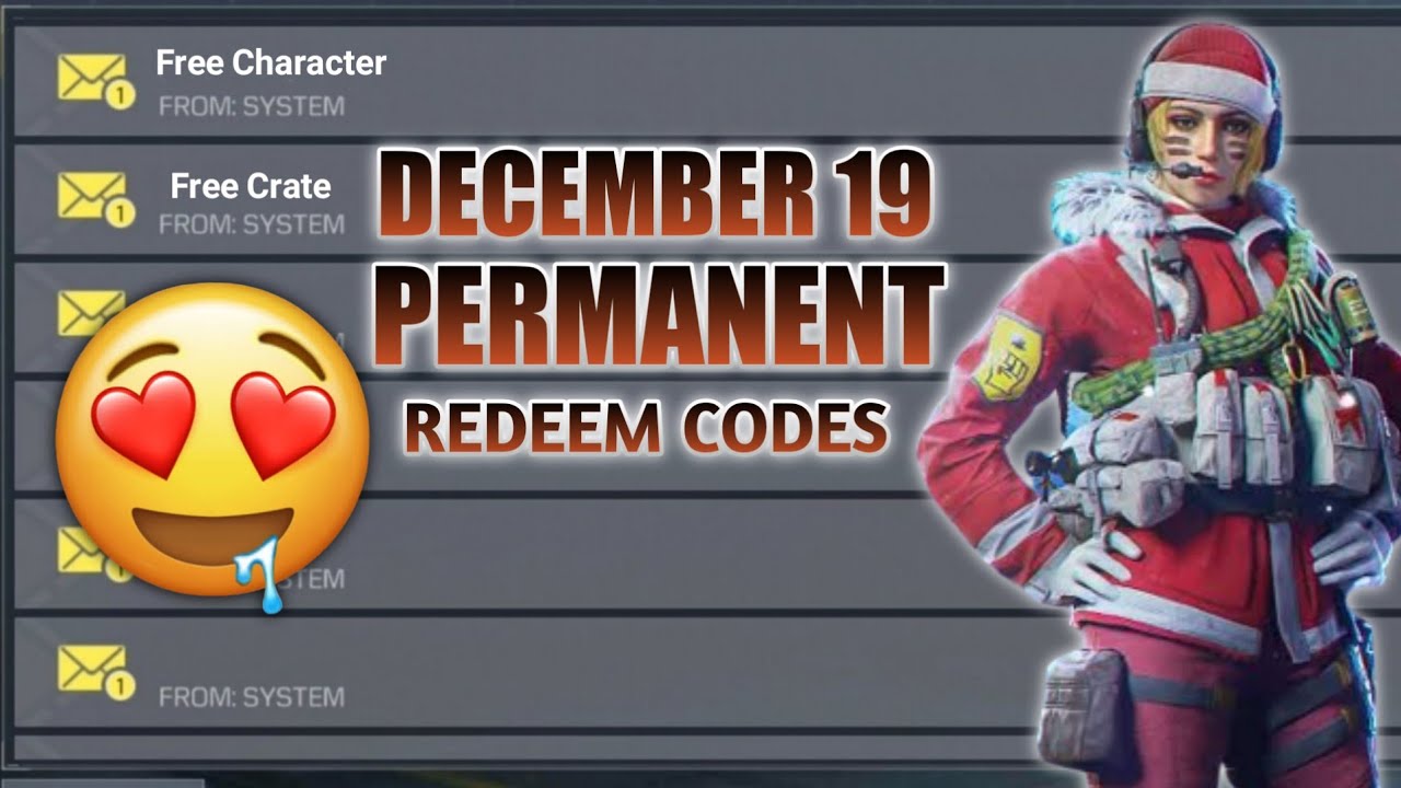 🤯 December 19 Permanent Rewards Working Redeem Code Codm 2022 | Call of ...