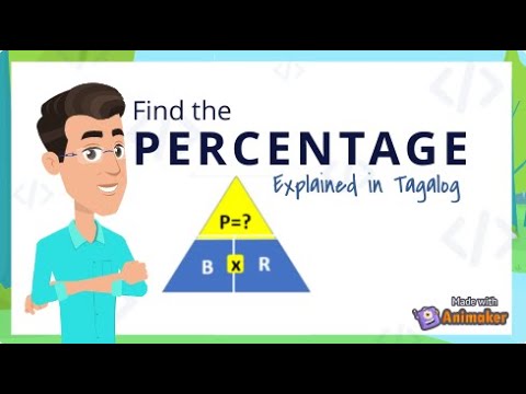 Find the Percentage Using the Techan's Triangle Explained in Tagalog - YouTube