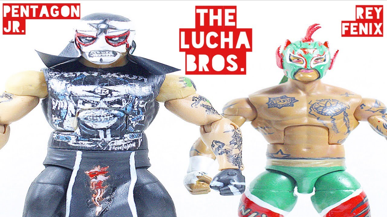 Custom Mattel Elite Lucha Underground The Lucha Bros. Figures By ...