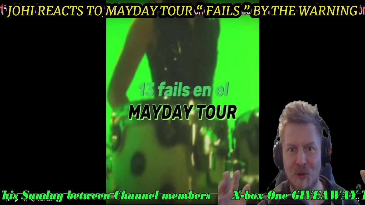 Johi Reacts to Mayday Tour " Fails " by The Warning - YouTube